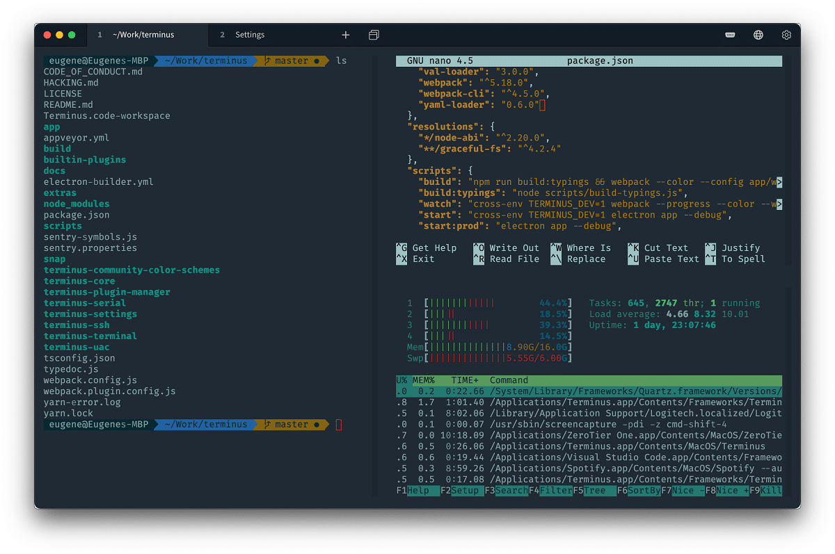Tabby, un terminal moderno y personalizable - Administración de Sistemas