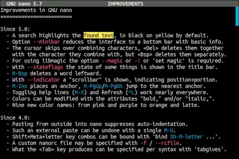 GNU Nano: Un editor de texto simple y eficaz para usuarios de Linux y ...