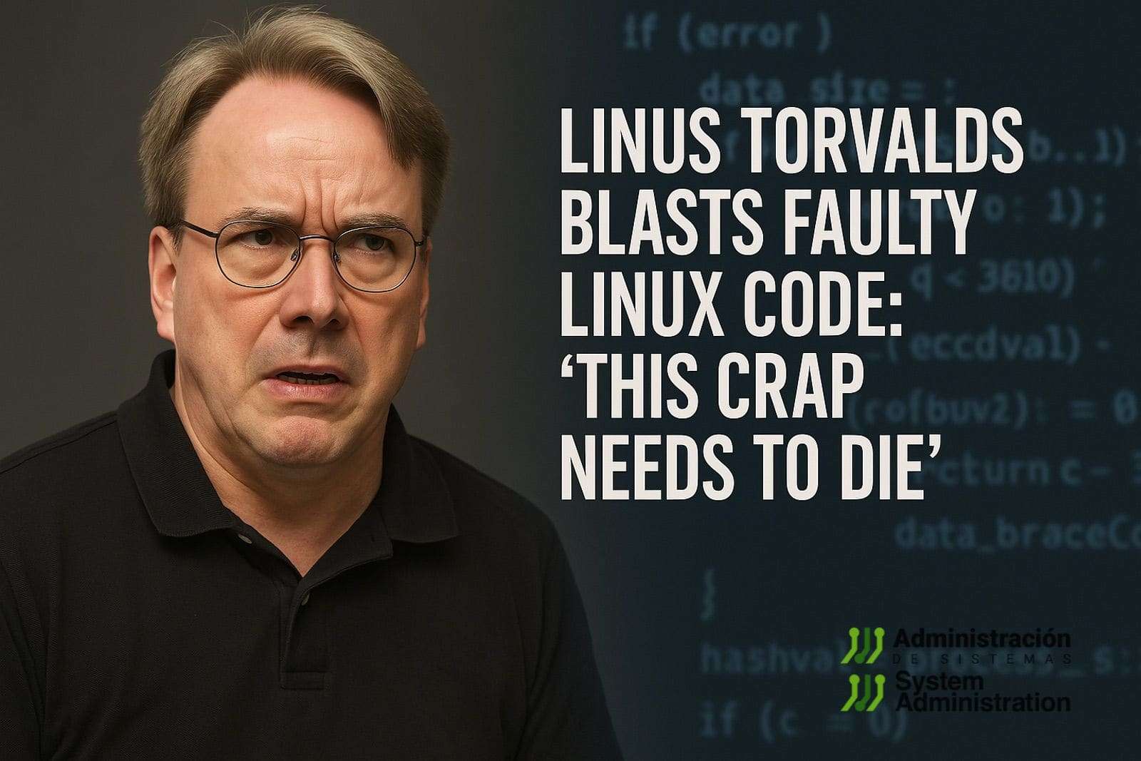Linus Torvalds estalla contra código defectuoso en Linux: “Esto tiene ...